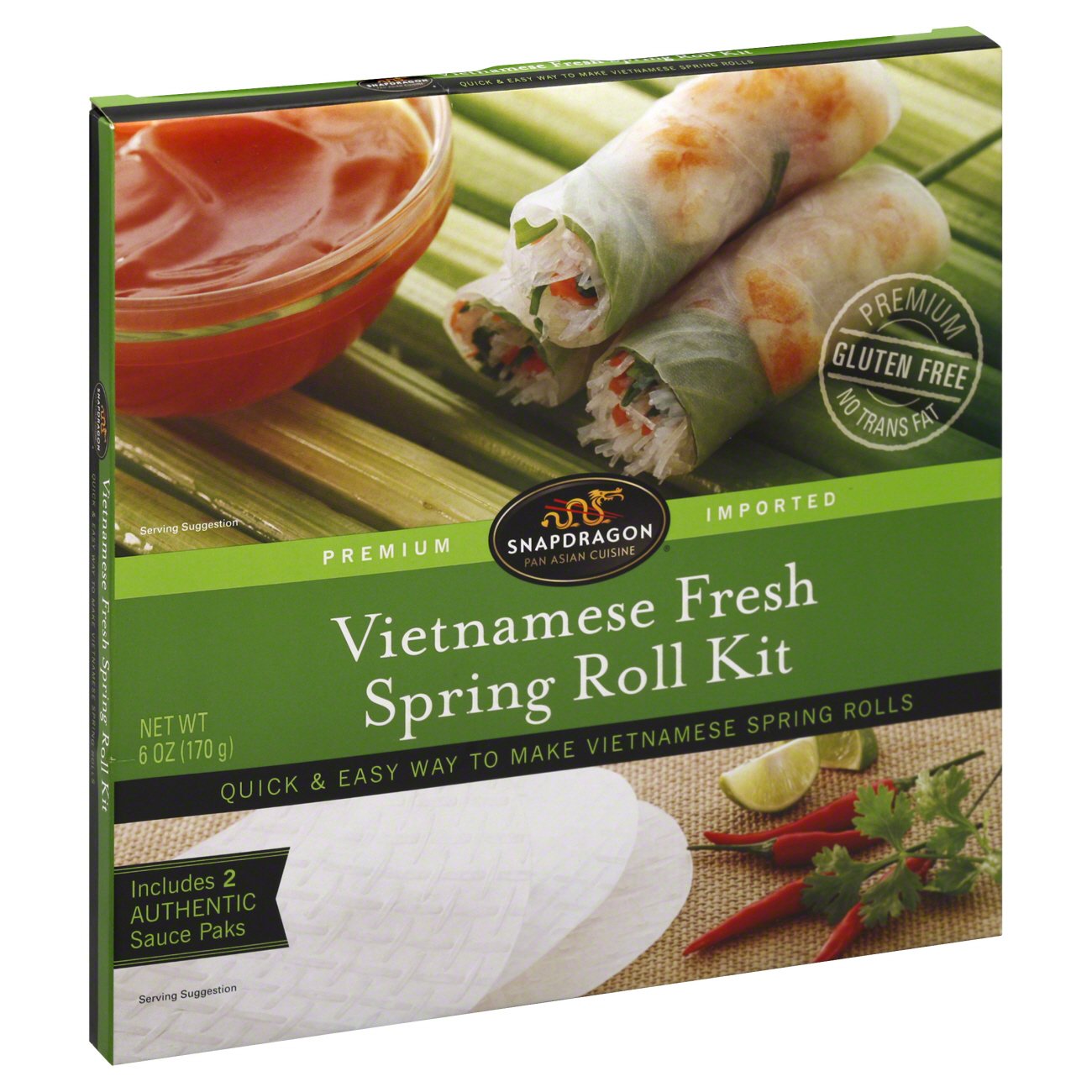 Snapdragon Vietnamese Fresh Spring Roll Kit - Shop Pantry meals at H-E-B