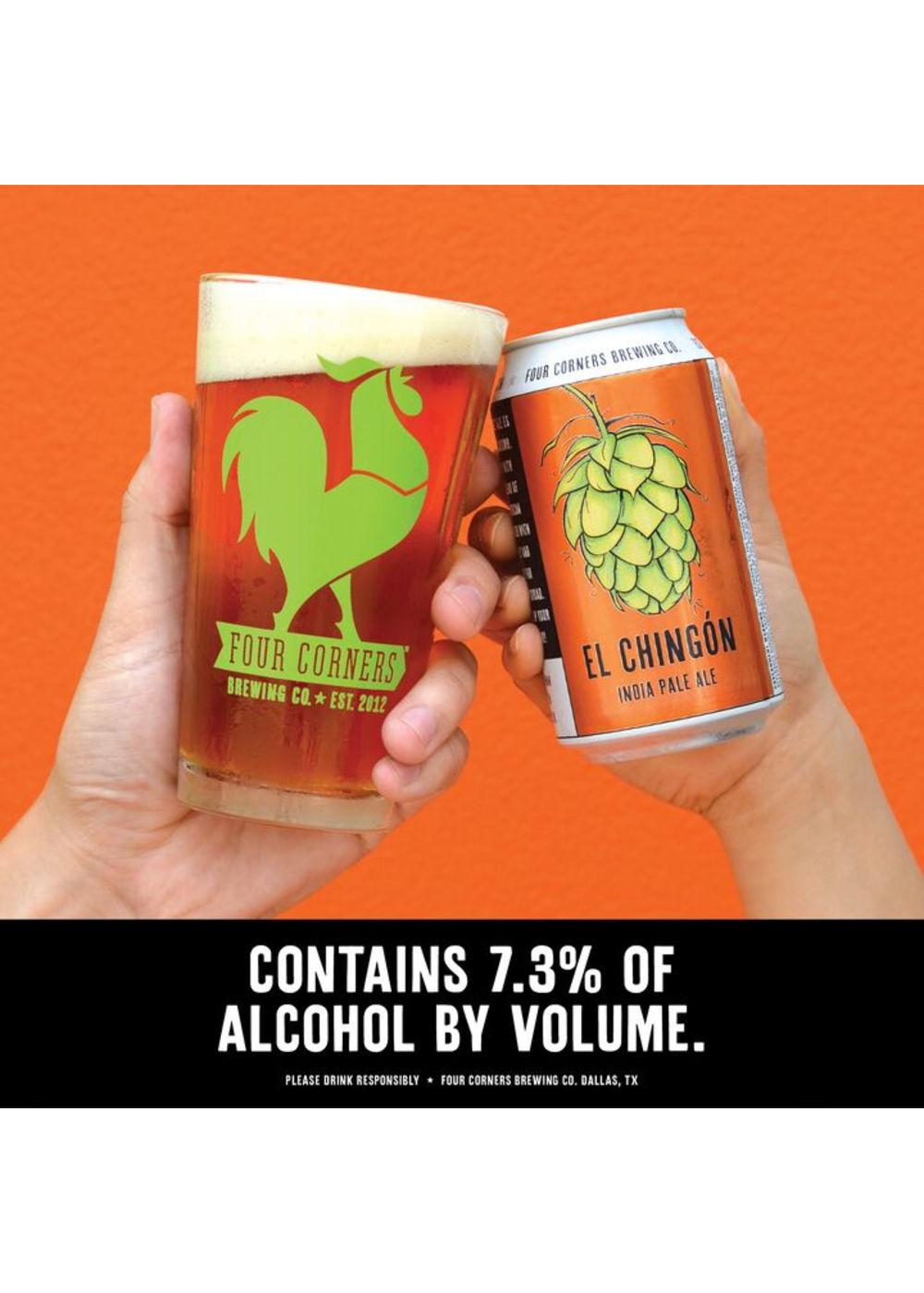 Four Corners El Chingón IPA Beer 6 pk Cans - Shop Beer at H-E-B