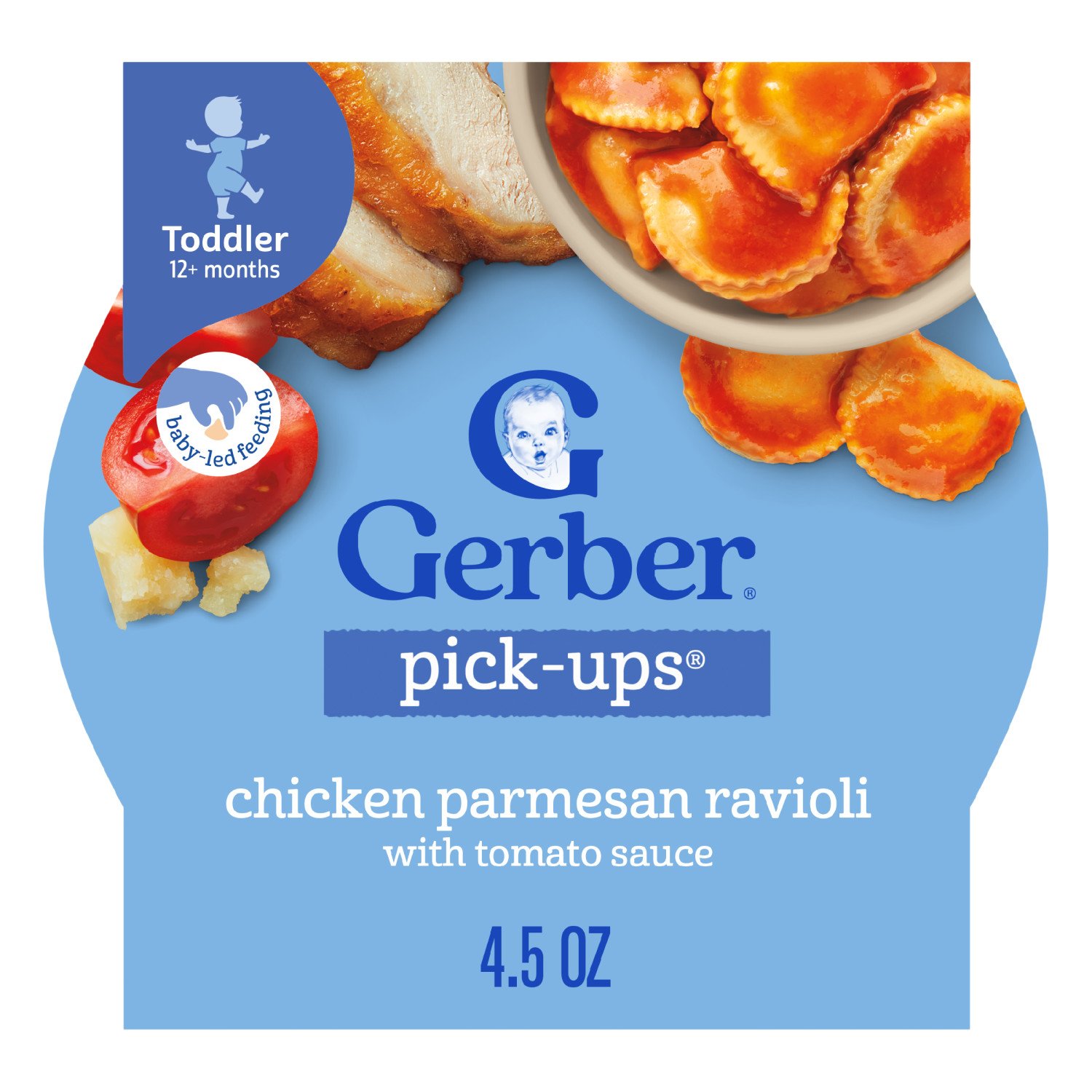 Gerber Mealtime for Toddle Pick-Ups - Chicken & Parmesan Ravioli - Shop ...
