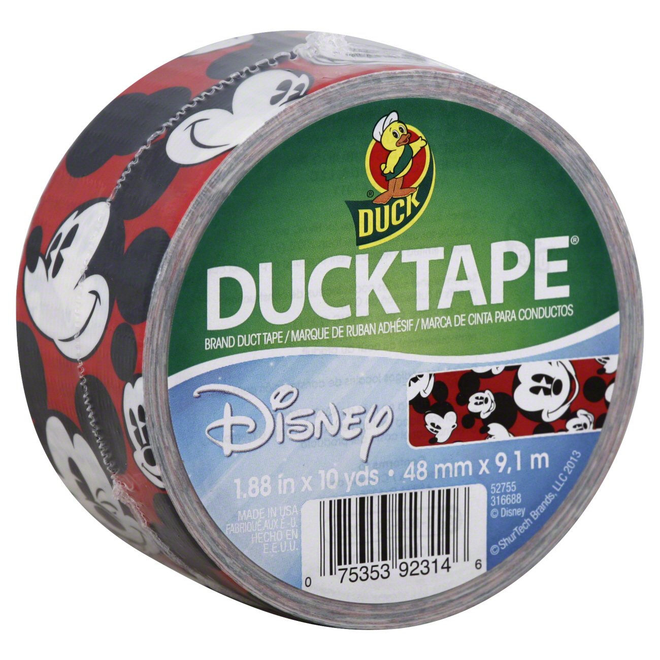Duck Mickey Mouse Duct Tape 15 Yards - Shop Adhesives & Tape at H-E-B