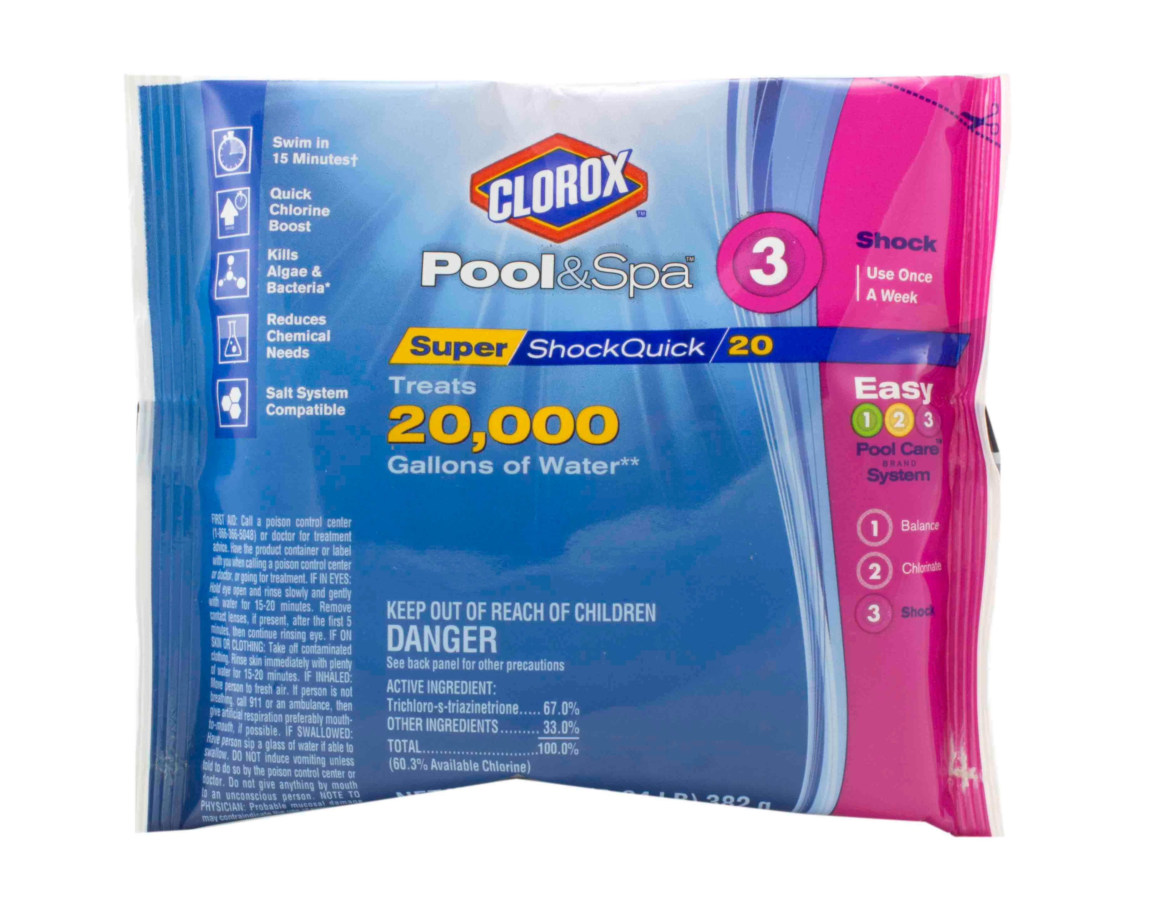 Clorox Pool&Spa Super Shock Quick 20 - Shop Pool maintenance at H-E-B