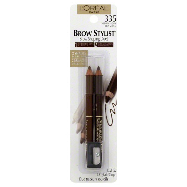 L'Oreal Paris Brow Stylist Medium Brown - Shop Brow pencils & powder at ...