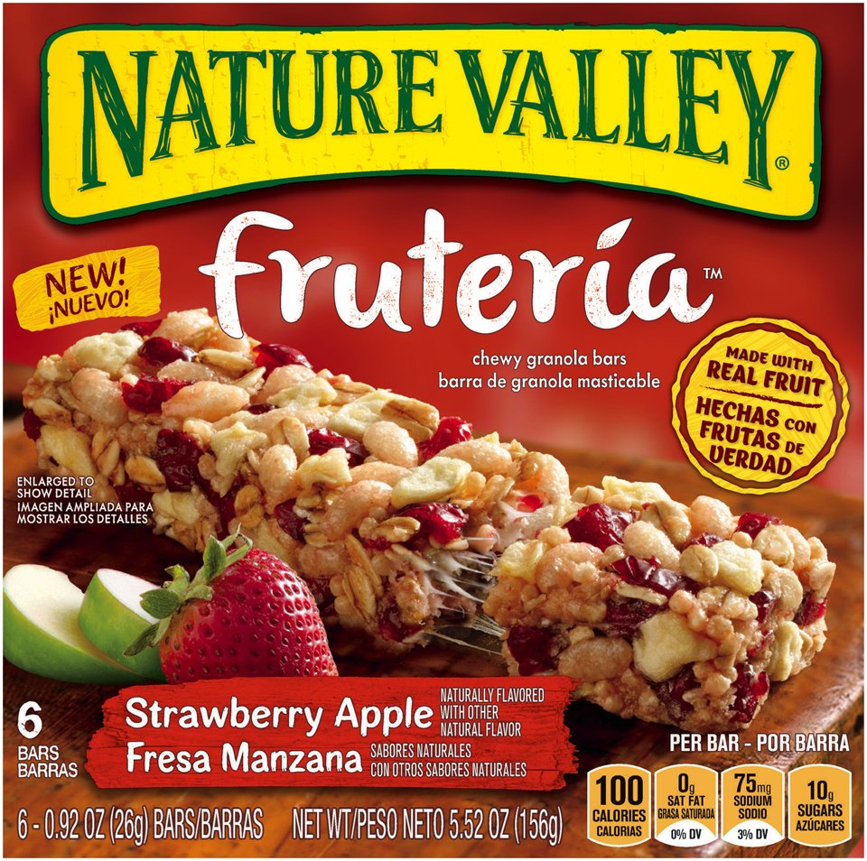 Nature Valley Fruteria Strawberry Apple - Shop Granola & snack bars at ...