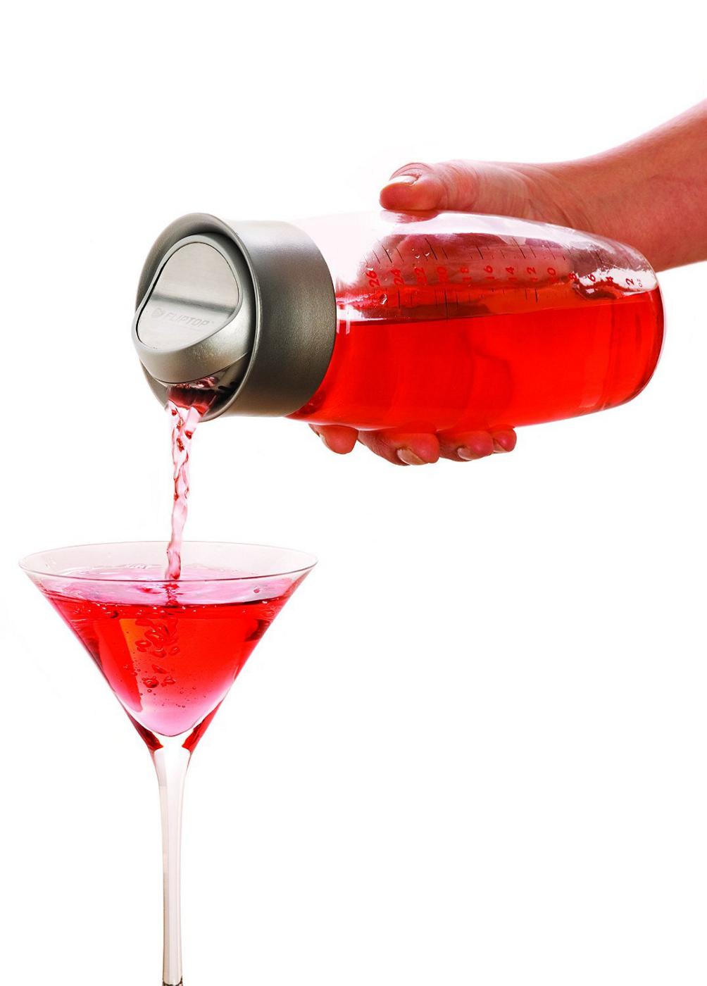 Metrokane Boston Glass Flip Top Cocktail Shaker - Shop Bar Tools at H-E-B