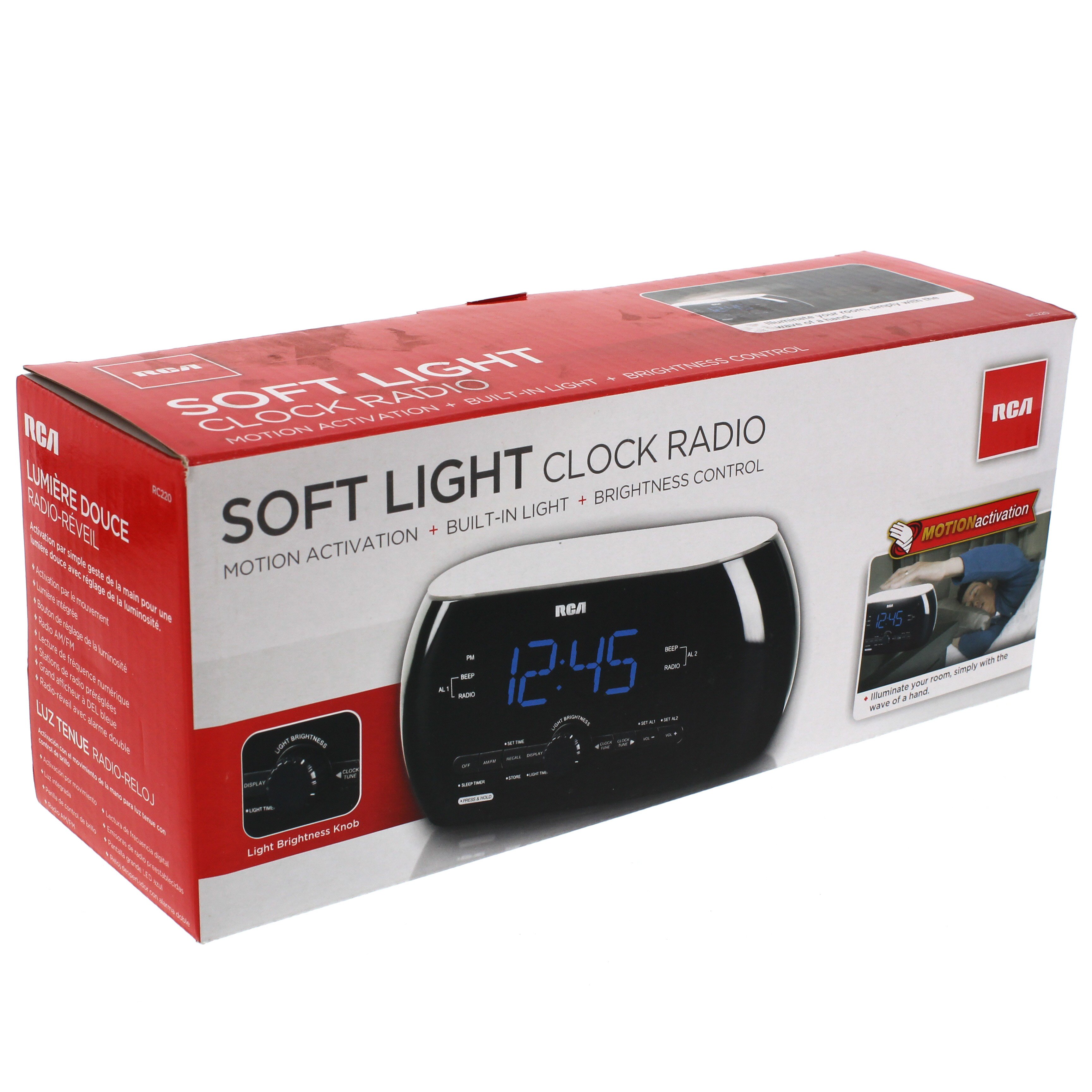 RCA Soft Light Clock Radio With Blue Display - Shop at H-E-B
