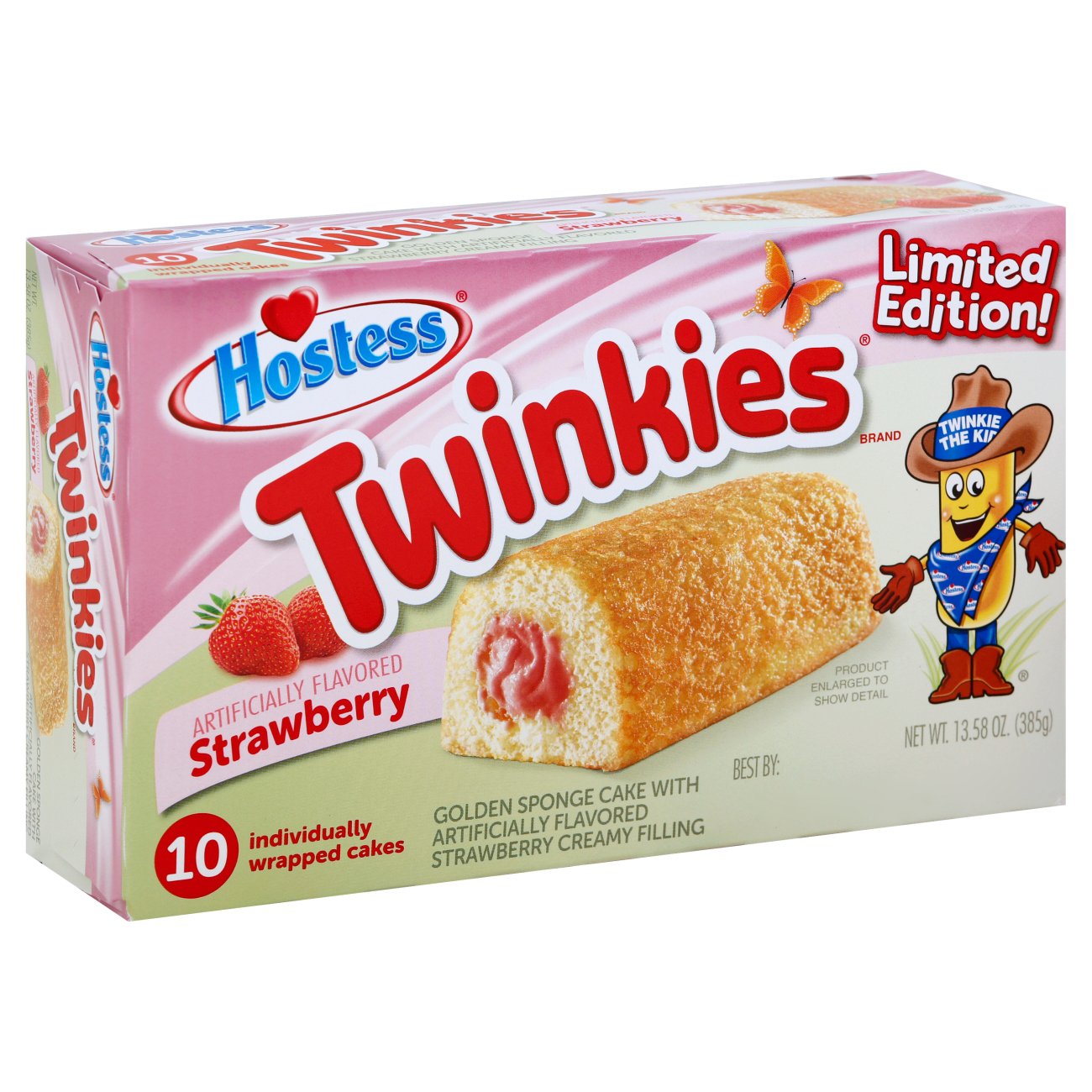 Hostess Strawberry Creme Twinkies - Shop Snack Cakes at H-E-B