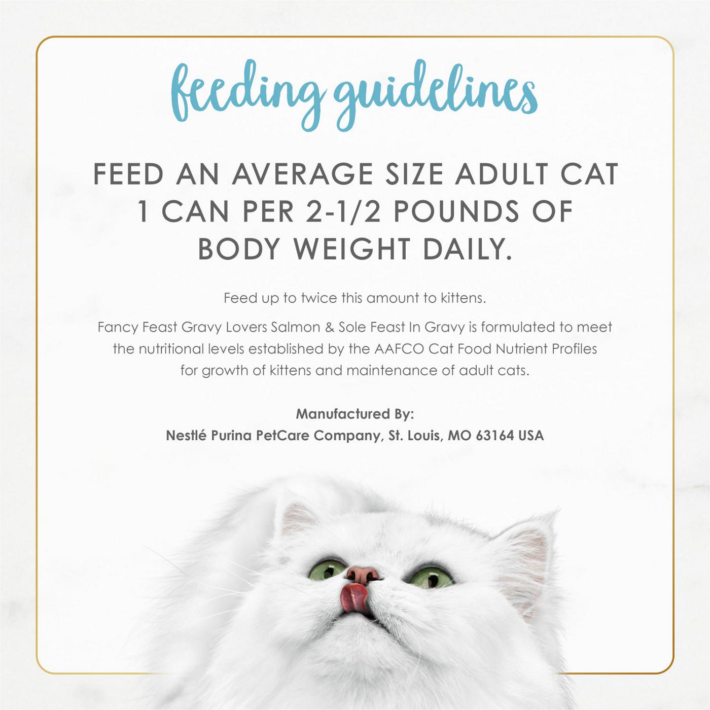 Fancy Feast Purina Fancy Feast Gravy Lovers Salmon and Sole Feast ...