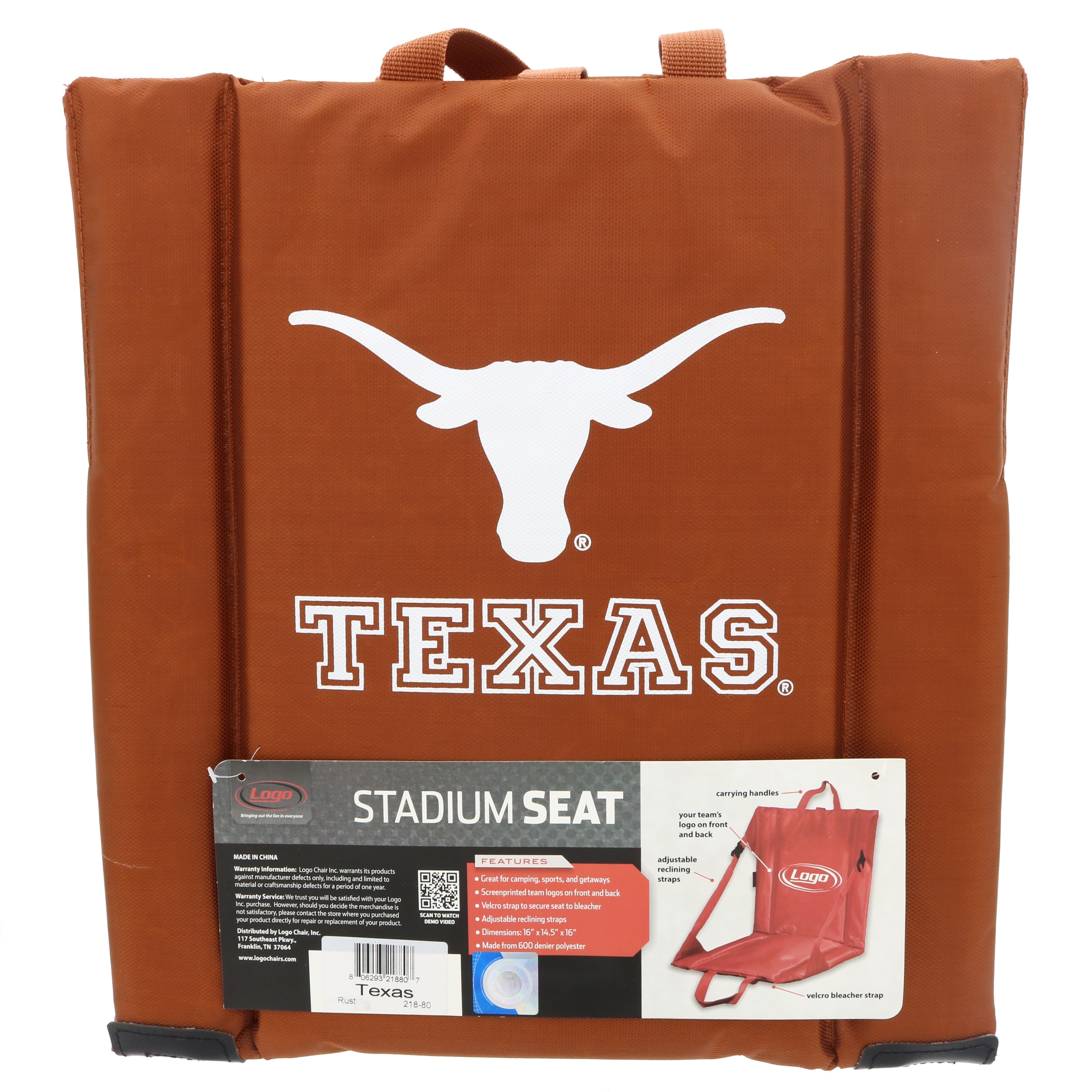 Logo Chair University Of Texas Longhorn Stadium Seat - Shop Chairs ...