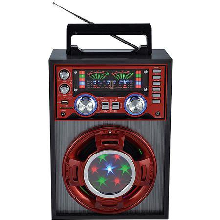 QFX Karaoke Multimedia Speaker With Am Fm Sw 1-2 Band Radio - Shop QFX ...