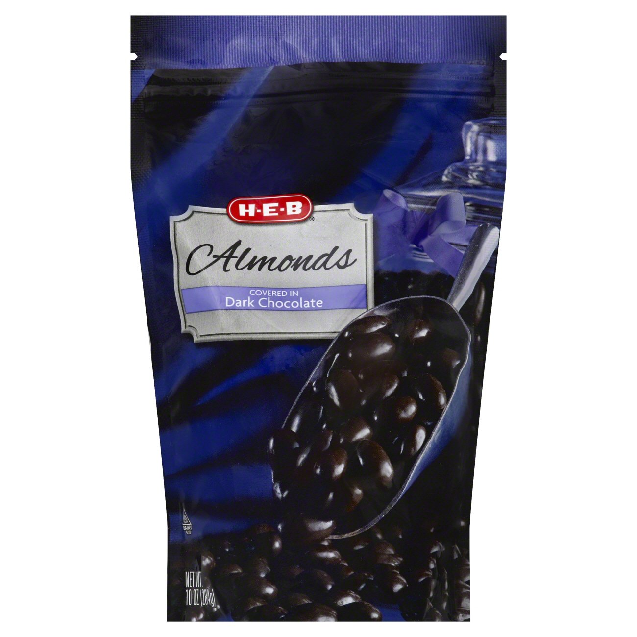 H-E-B Dark Chocolate Almonds - Shop Candy at H-E-B