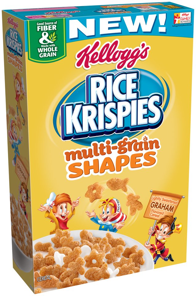 Kellogg's Rice Krispies Multi-Grain Shapes Cereal - Shop Cereal at H-E-B