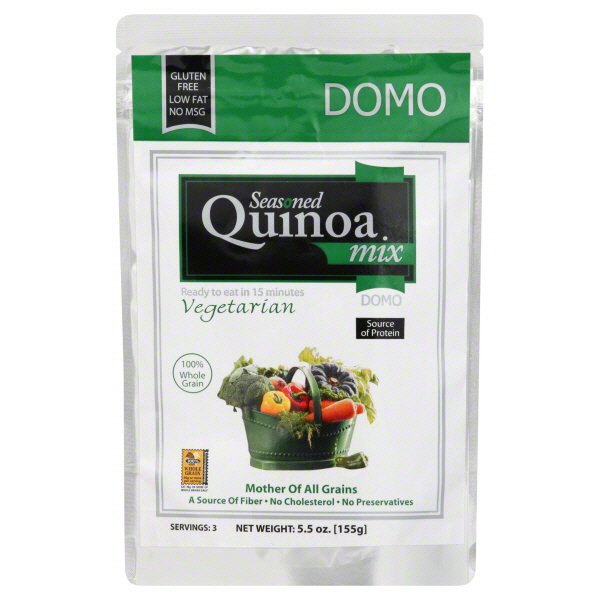Domo Vegetarian Seasoned Quinoa Mix - Shop Rice & Grains at H-E-B