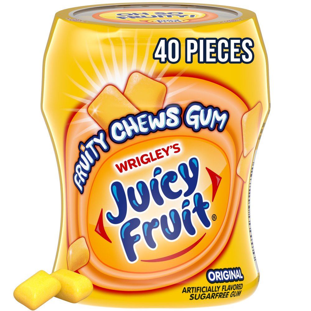 Juicy Fruit Fruity Chews Sugarfree Chewing Gum Shop Gum Mints At H E B
