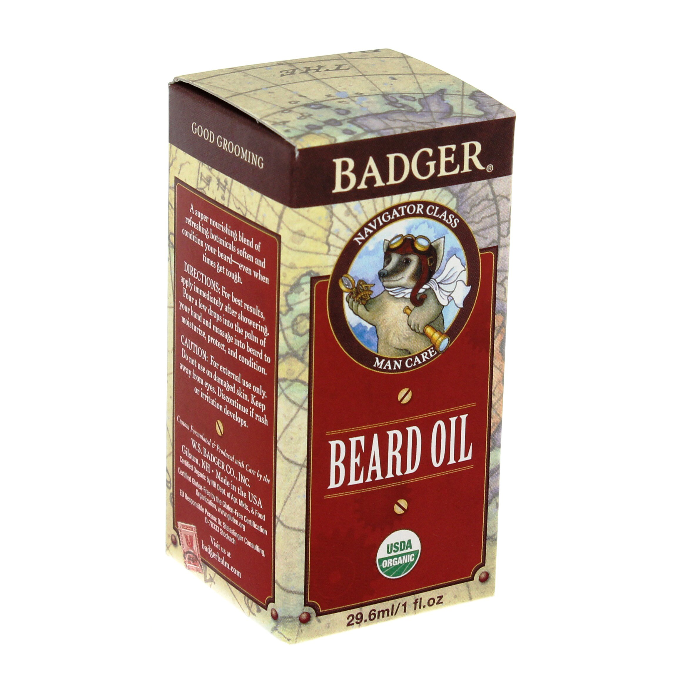 Badger Navigator Class Man Care Beard Oil - Shop Beard care at H-E-B