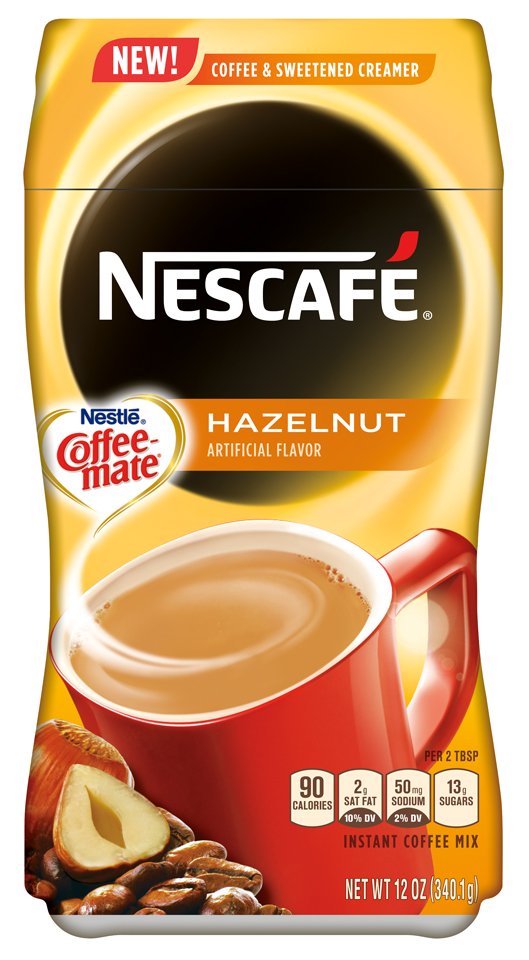 Nescafe Coffeemate Hazelnut Coffee & Sweetened Creamer - Shop Coffee ...