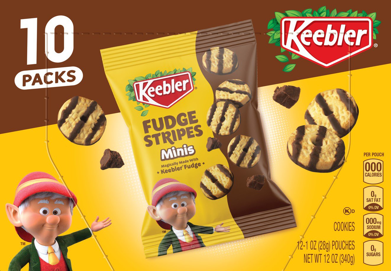Keebler Fudge Stripes Pack - Shop Cookies at H-E-B