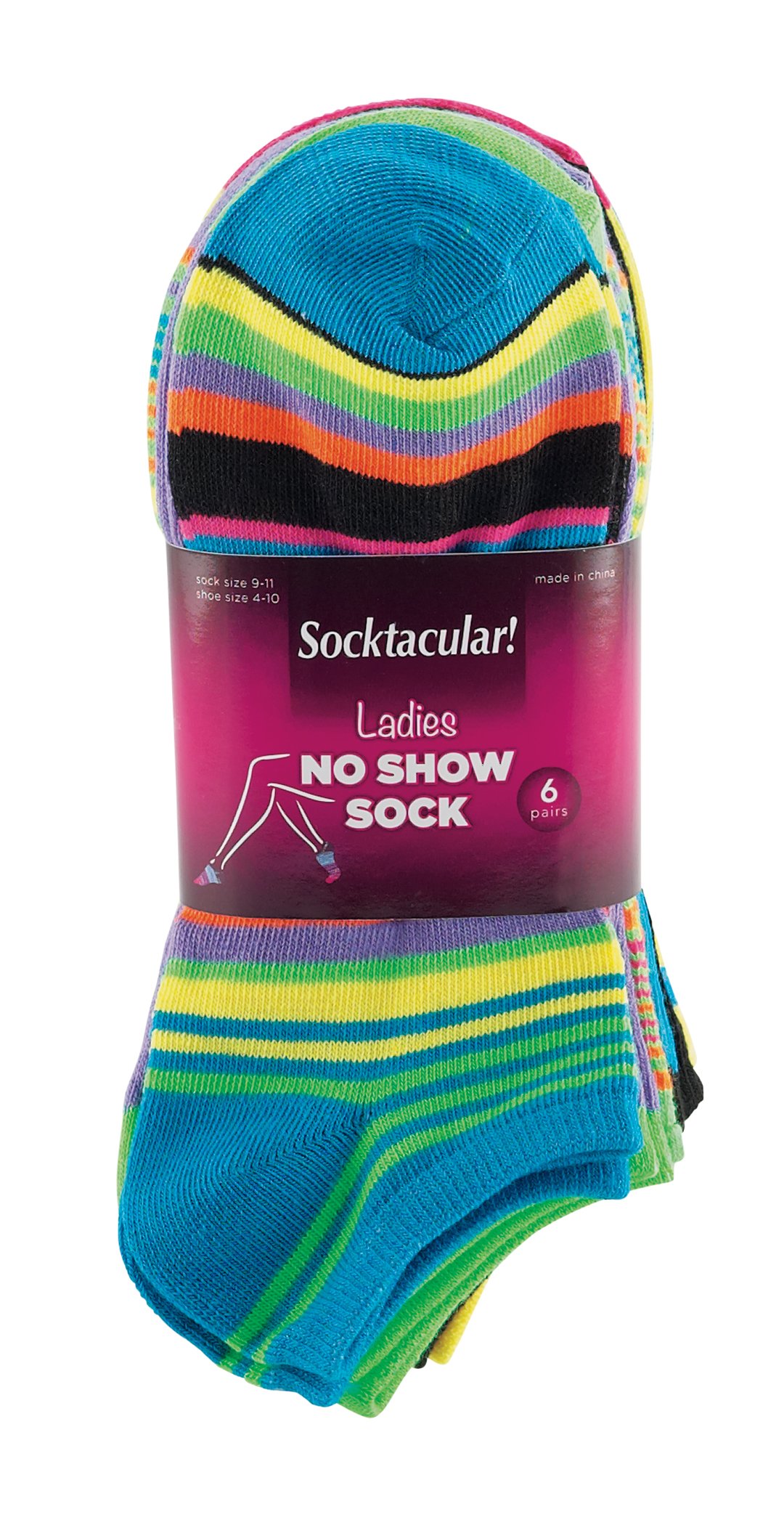 Socktacular 6PK Blue Neon Socks - Shop Socks & hose at H-E-B