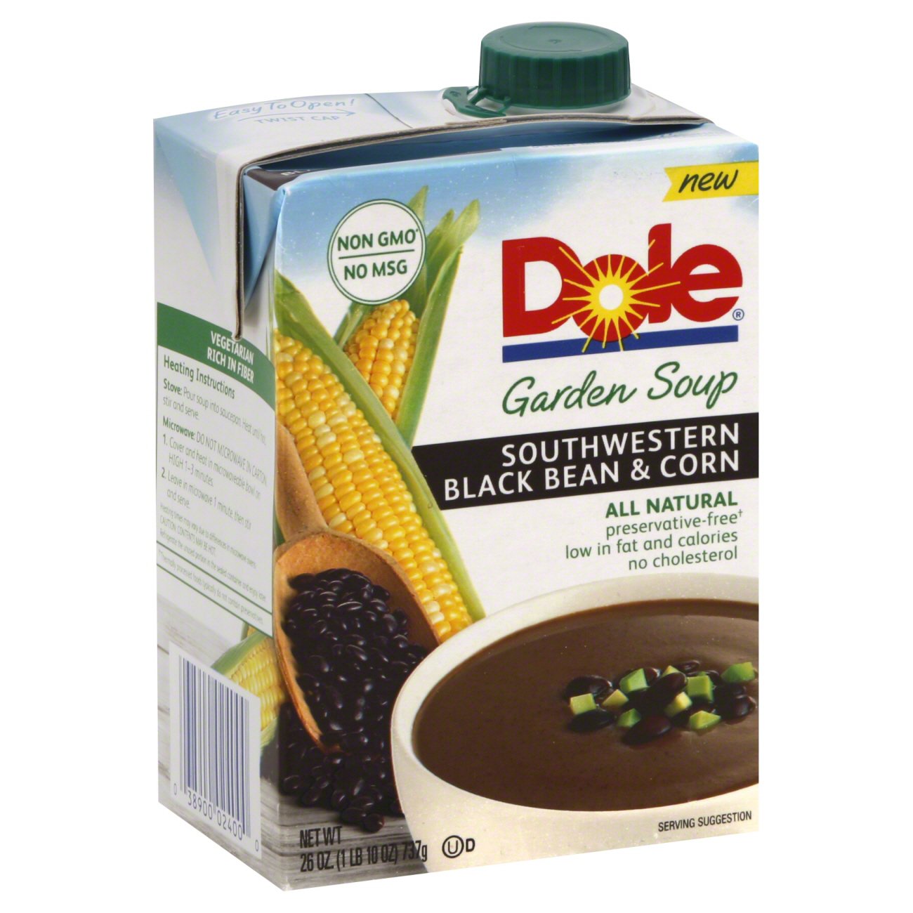 Dole Garden Soup Southwestern Black Bean and Corn - Shop Soups & Chili ...