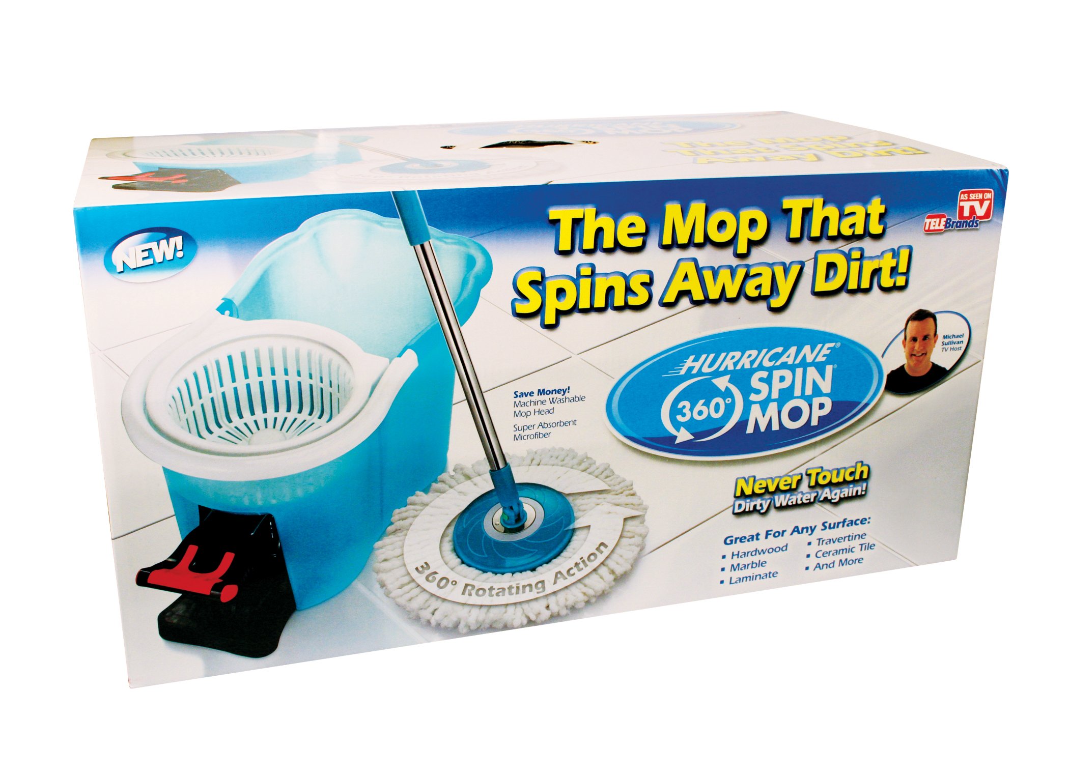 As Seen On TV Hurricane Spin Mop - Shop Mops at H-E-B