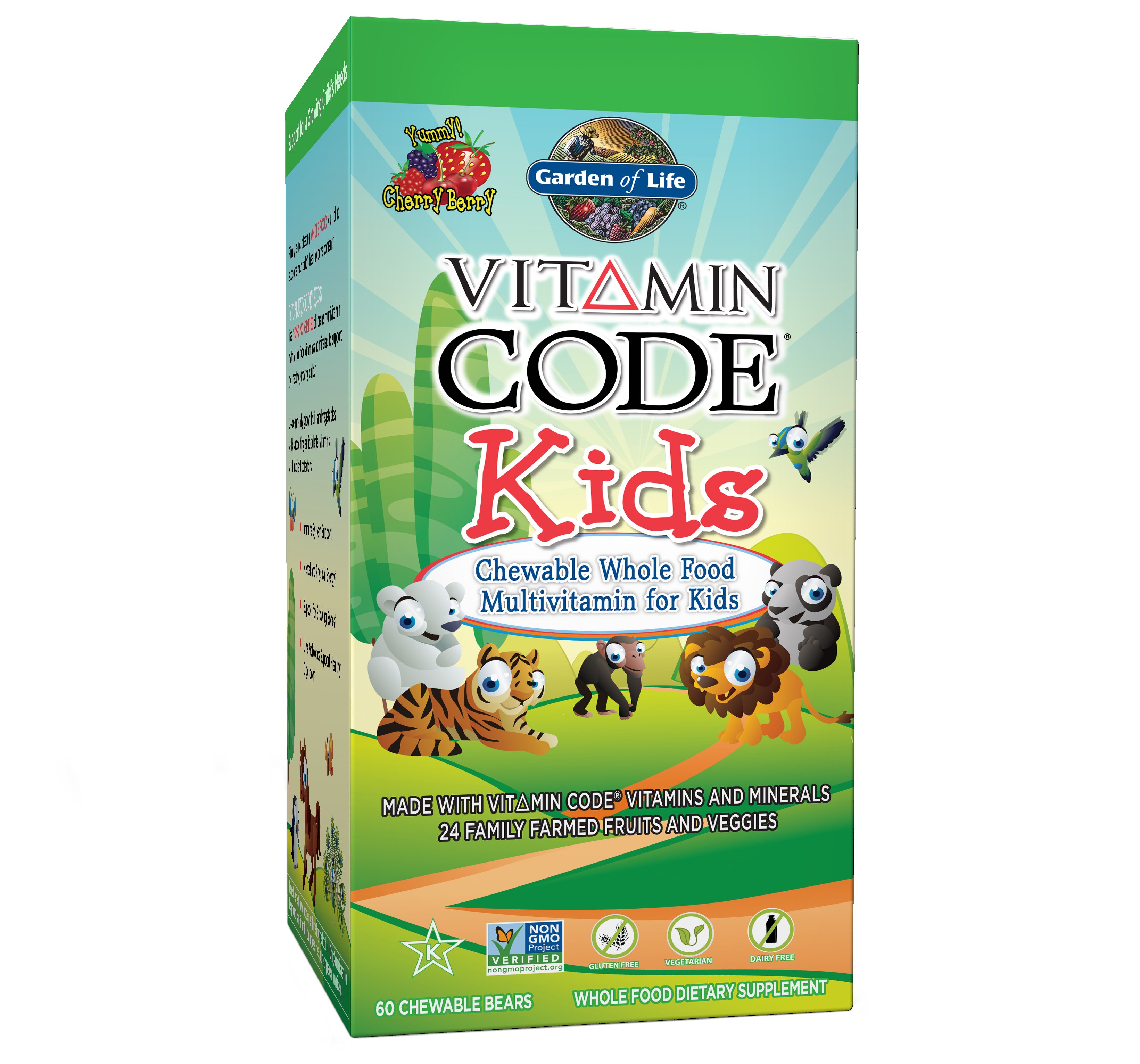 Garden of Life Vitamin Code Kids Chewable Multivitamin Chewables - Shop ...
