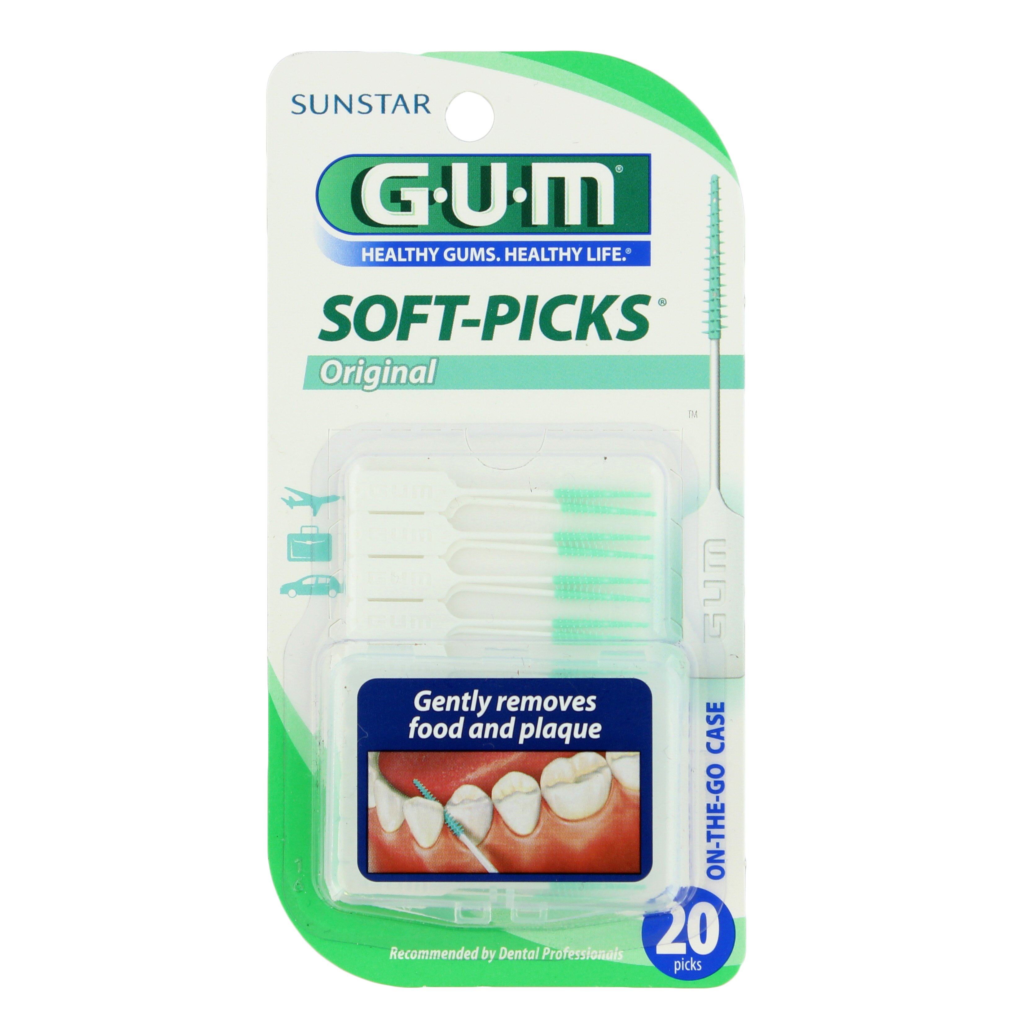 G-U-M Original Soft Picks, On the Go Case - Shop Floss at H-E-B