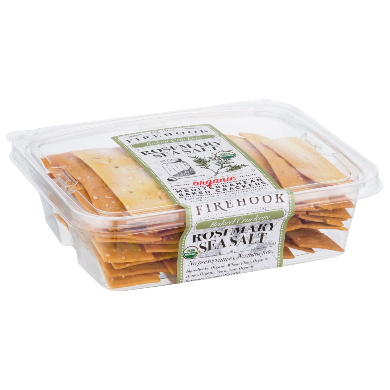 Firehook Baked Rosemary Sea Salt Crackers - Shop Crackers & breadsticks ...