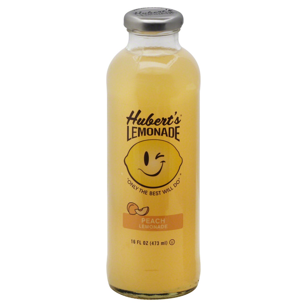 Hubert's Lemonade Peach Lemonade - Shop Juice at H-E-B