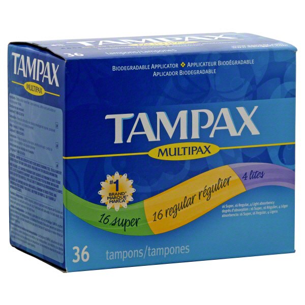 TAMPAX Multipax Cardboard Applicator Tampons - Shop Tampons at H-E-B