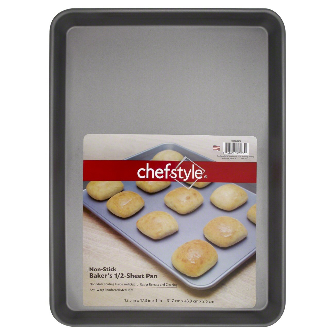 chefstyle 12.5" x 17.3" Non-Stick Baker's Half Sheet Pan - Shop Pans ...