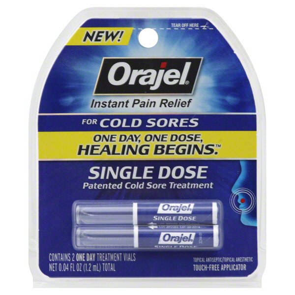 Orajel Single Dose Cold Sore Treatment - Shop Muscle & joint pain at H-E-B