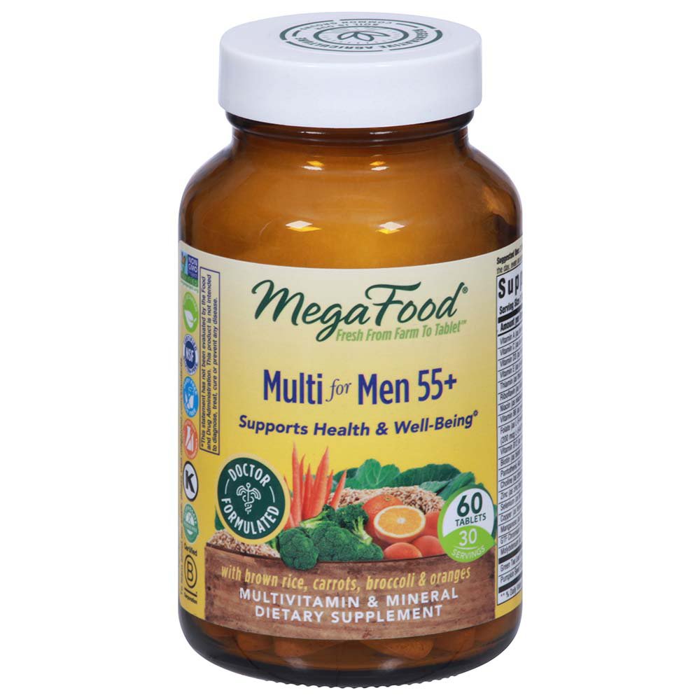 MegaFood Multi for Men 55+ Tablets - Shop Multivitamins at H-E-B
