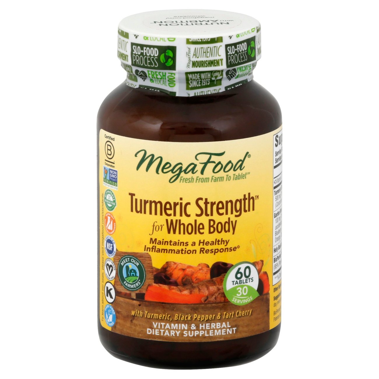 MegaFood Turmeric Strength for Whole Body - Shop Multivitamins at H-E-B