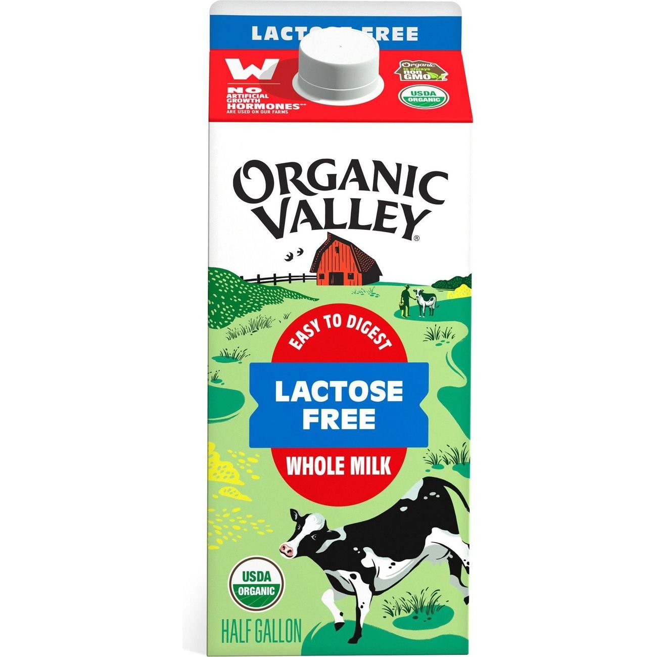 Organic Valley Lactose Free Whole Milk - Shop Milk at H-E-B