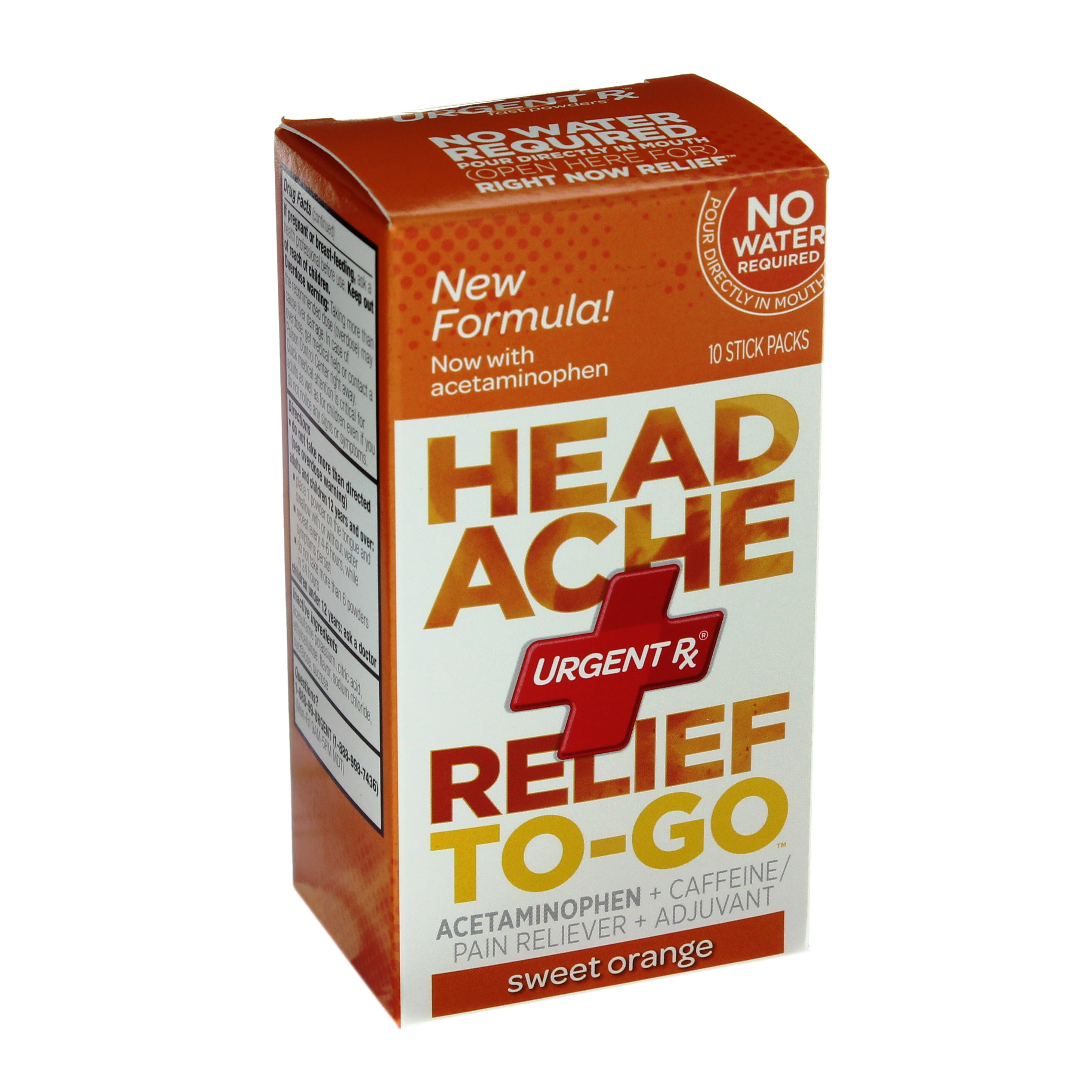 UrgentRx Head Ache Relief To-Go - Shop Pain relievers at H-E-B