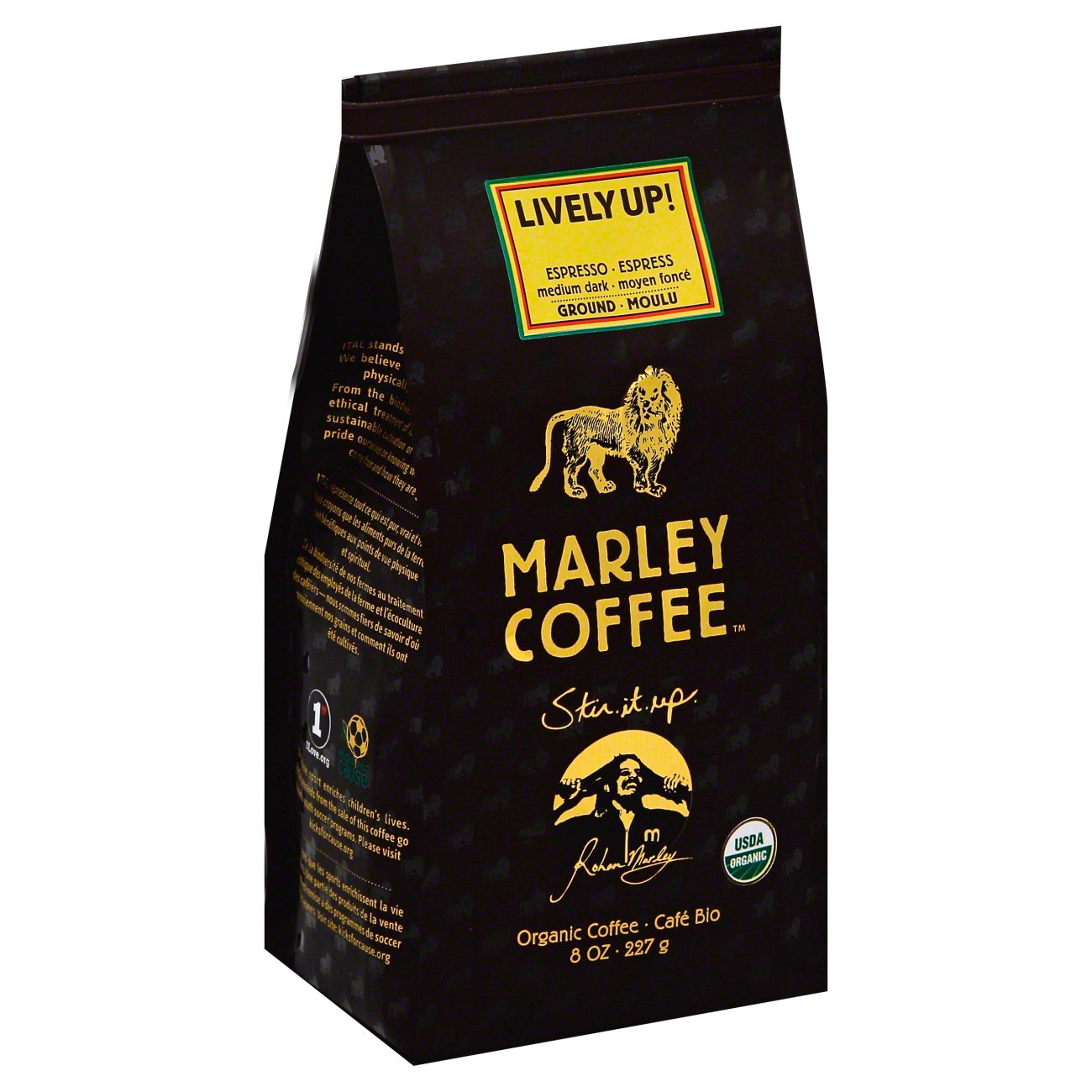 Marley Coffee Lively Up Ground Espresso - Shop Coffee at H-E-B
