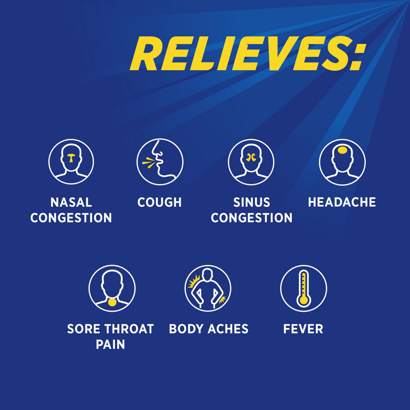 Theraflu Daytime Severe Cold Relief Powder, Berry Burst Flavor - Shop ...