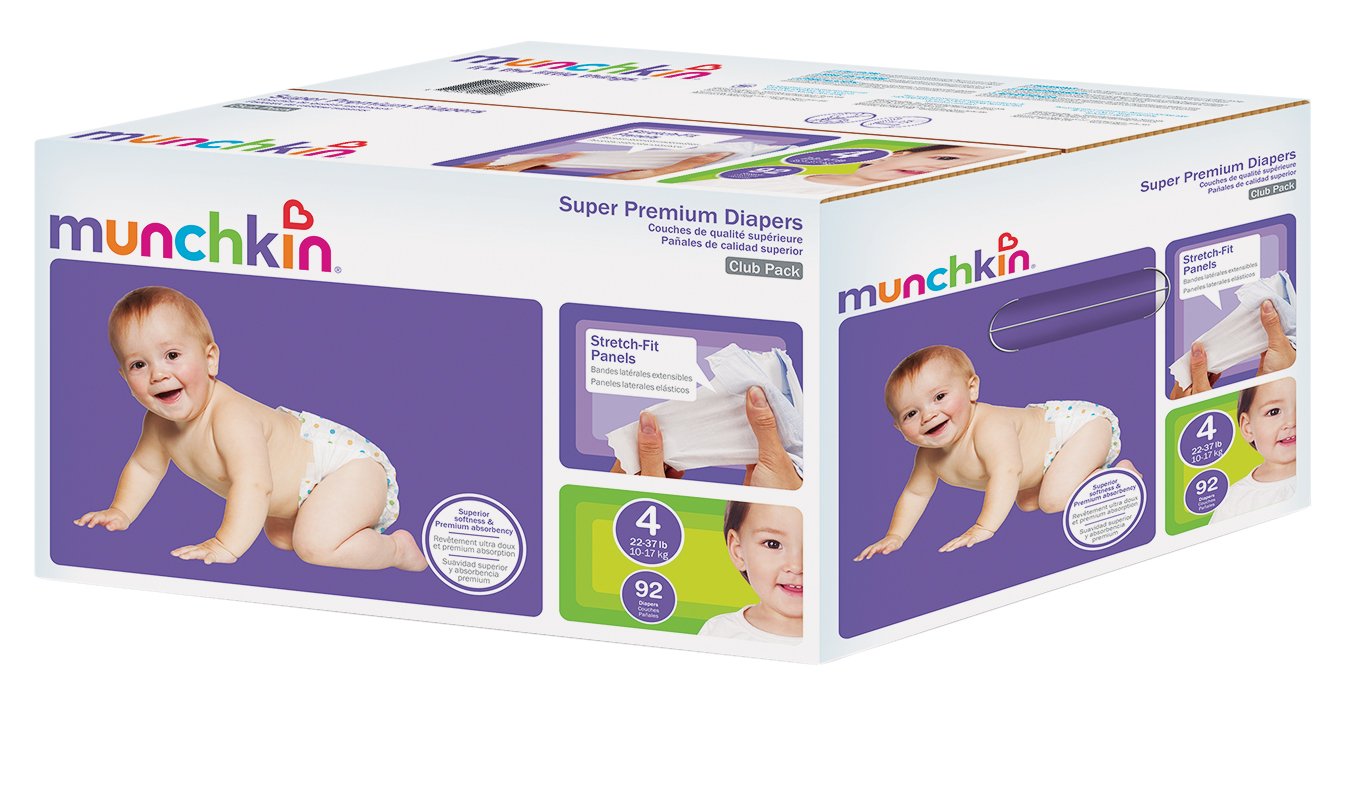 Munchkin Ultra Diapers Size 4 Large - Shop Diapers at H-E-B