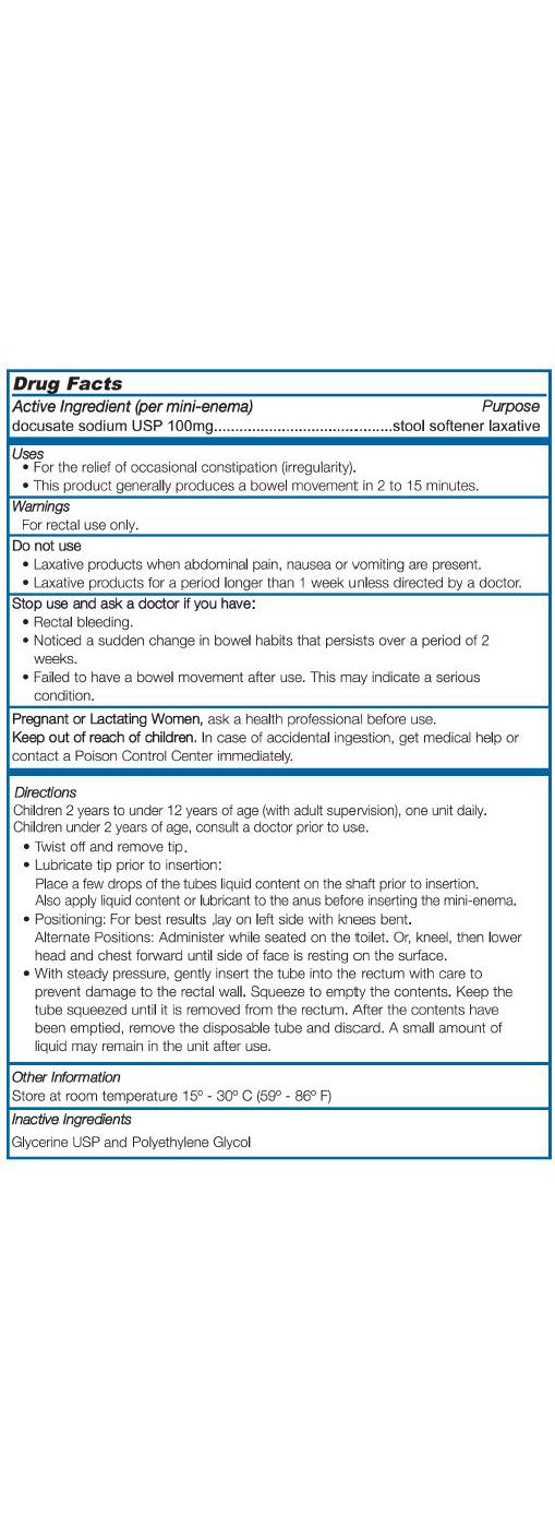 Docusol Kids Mini Enema - Shop Digestion & nausea at H-E-B