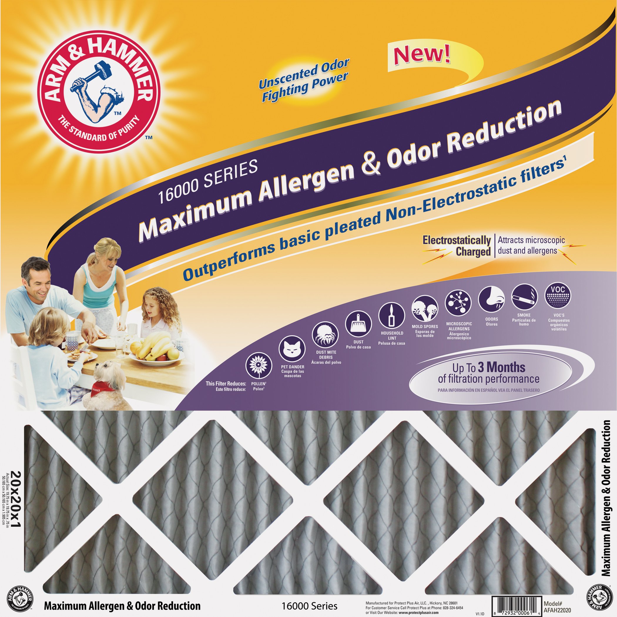 Arm & Hammer Max Odor Home Air Filter - Shop Air filters at H-E-B