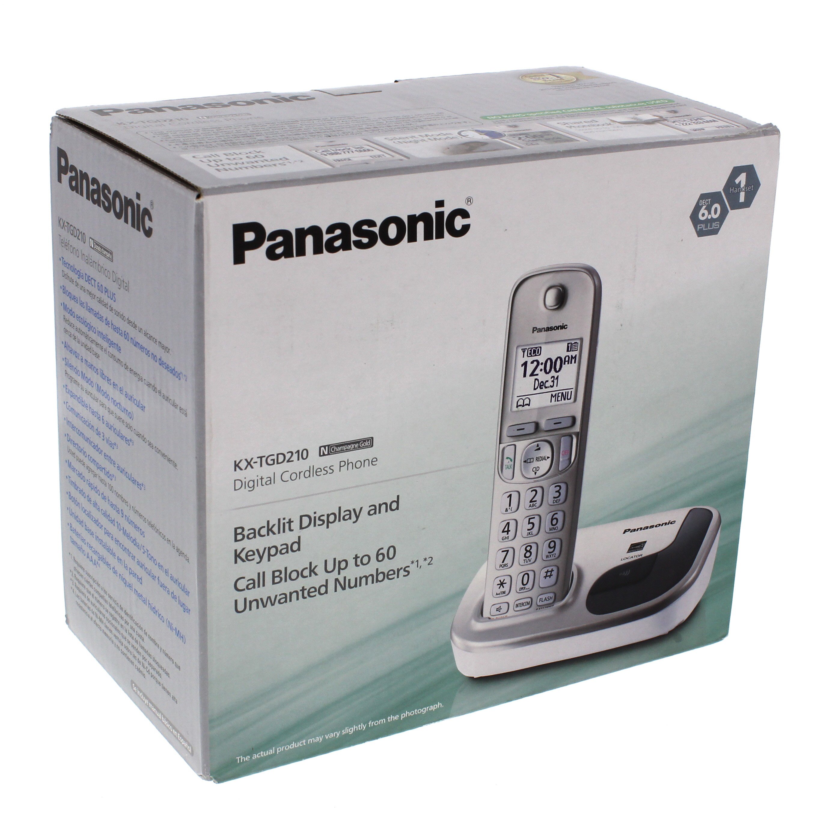 Panasonic Dect 6.0 Cordless White Handset Phone - Shop Phone cases ...