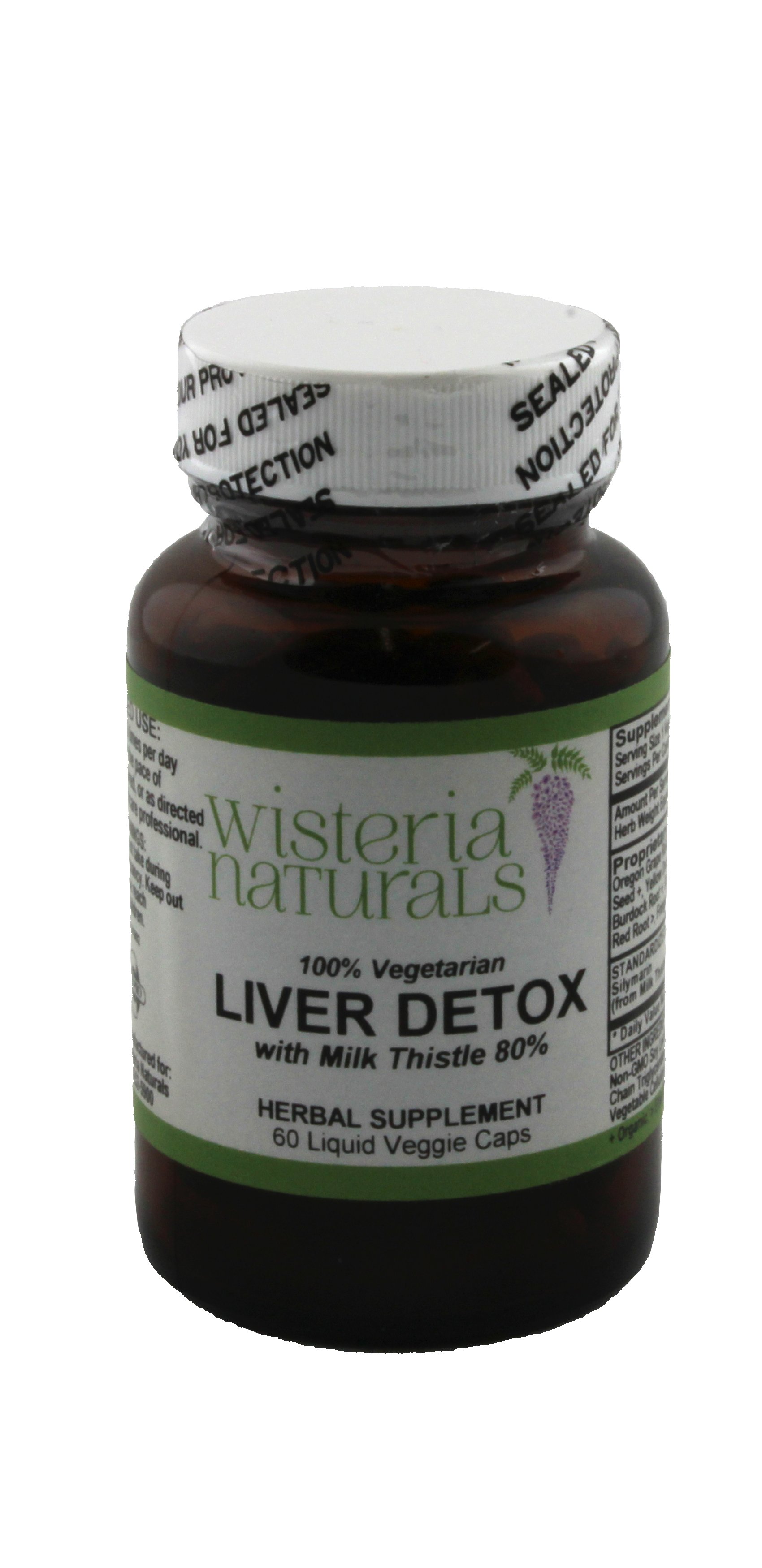 Wisteria Naturals Liver Detox with Milk Thistle 80%, 60 VCP | Central ...