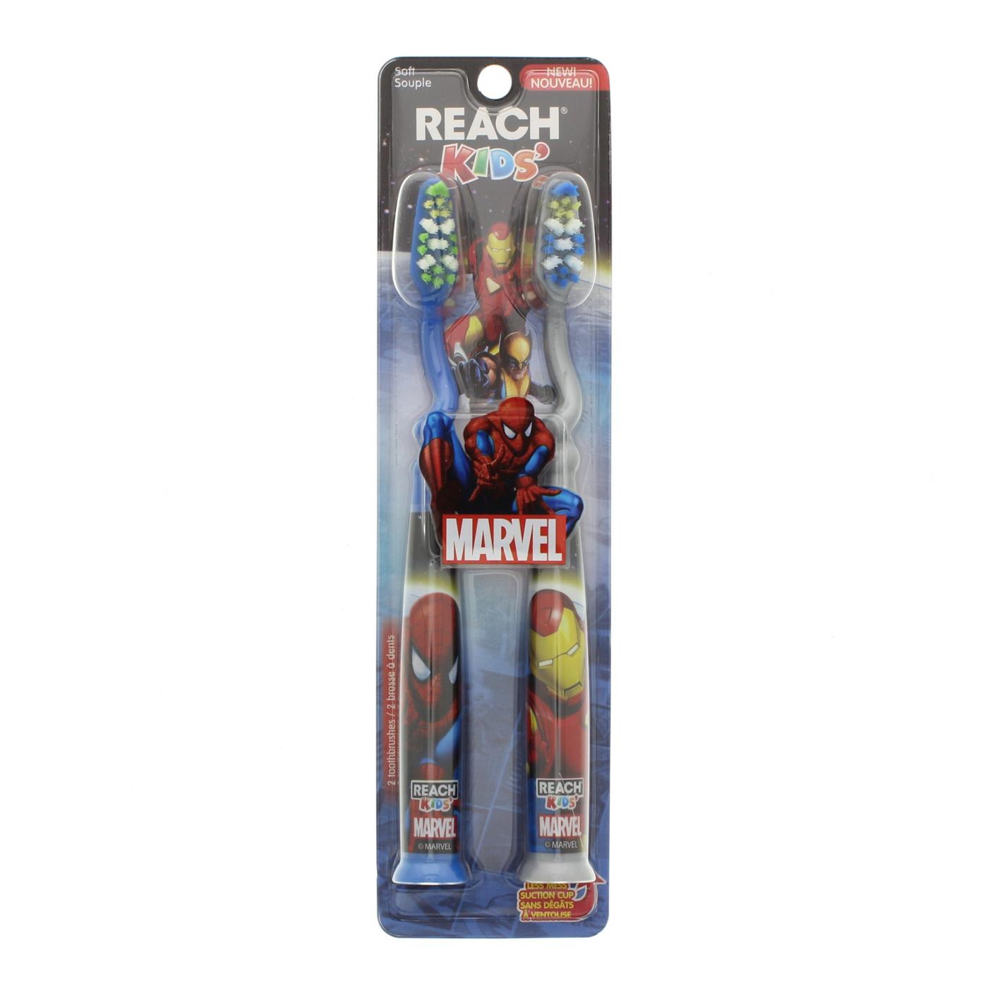 Reach Kids Marvel Toothbrush - Colors & Characters May Vary - Shop ...