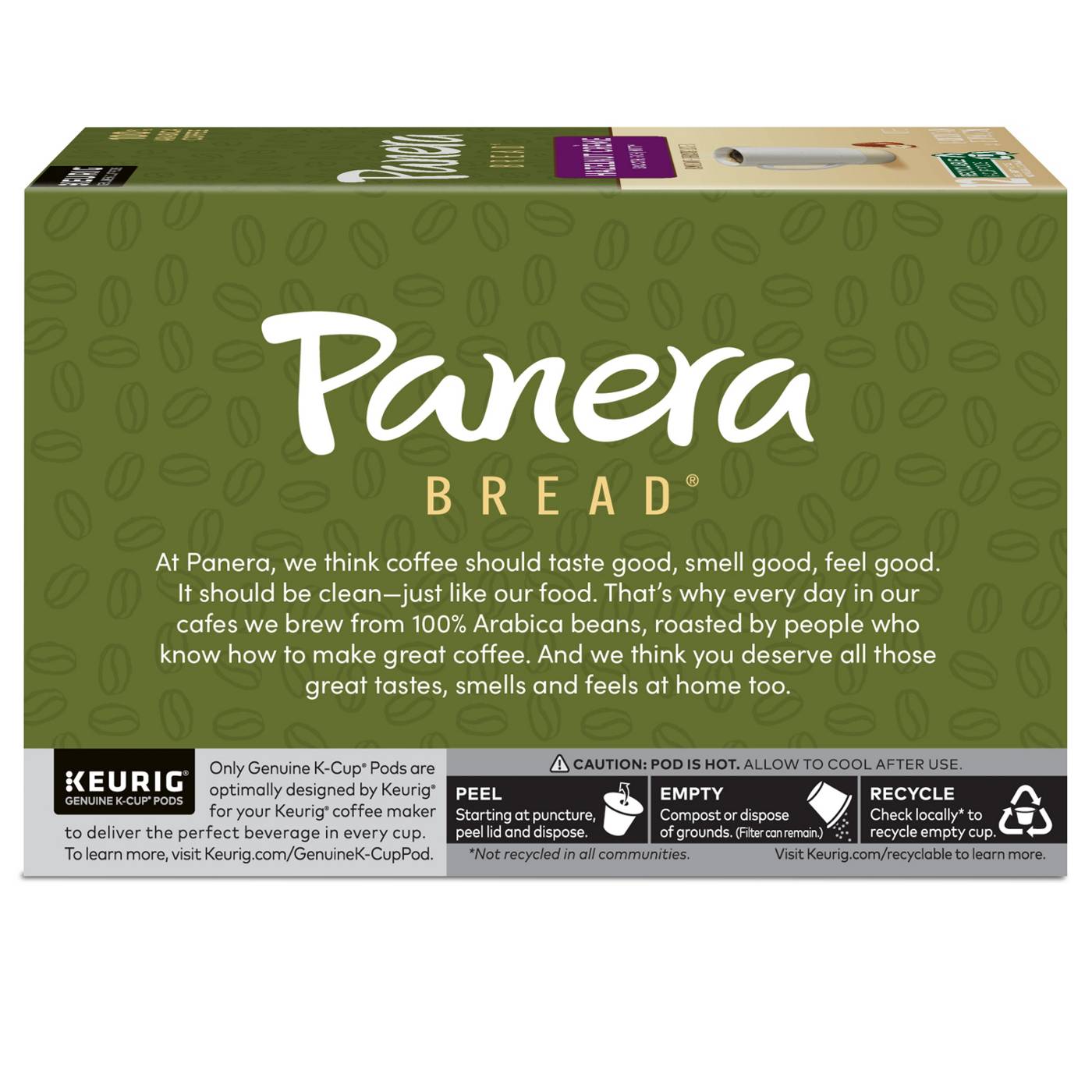 Panera Bread Hazelnut Creme Single Serve Coffee K Cups - Shop Coffee at ...