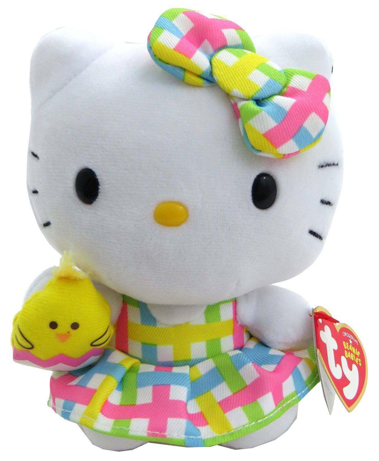 TY Beanie Babies Plaid Dress Hello Kitty Plush - Shop Plush Toys at H-E-B