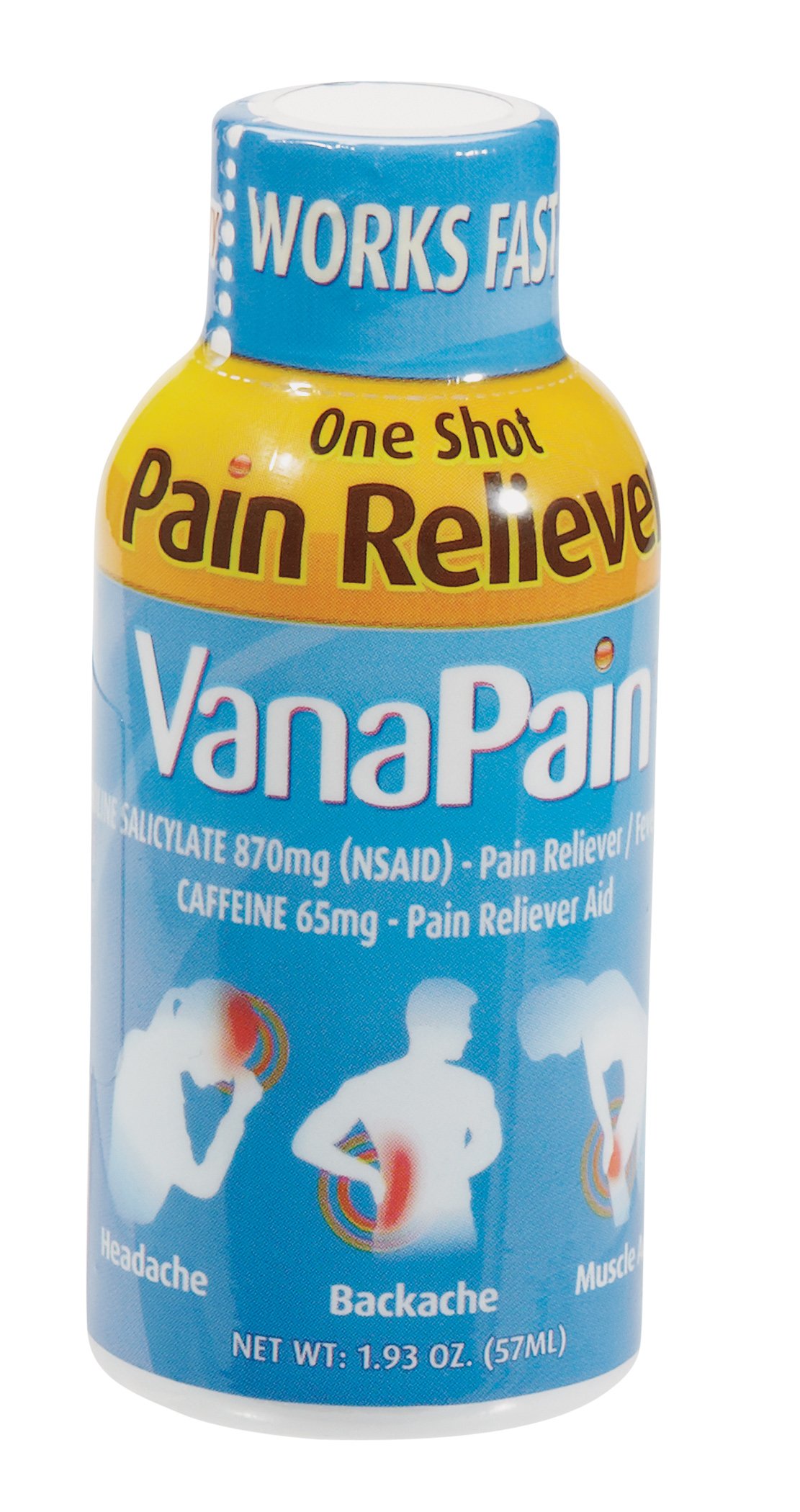 VanaPain One Shot Liquid Pain Relief Strawberry Flavor - Shop Pain ...