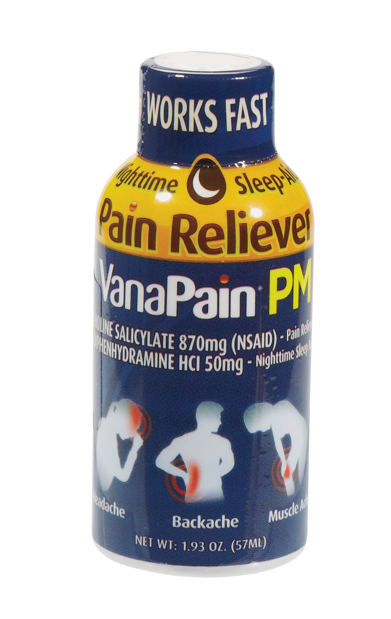 VanaPain PM Nighttime Pain Relief & Sleep Aid Strawberry - Shop Pain ...