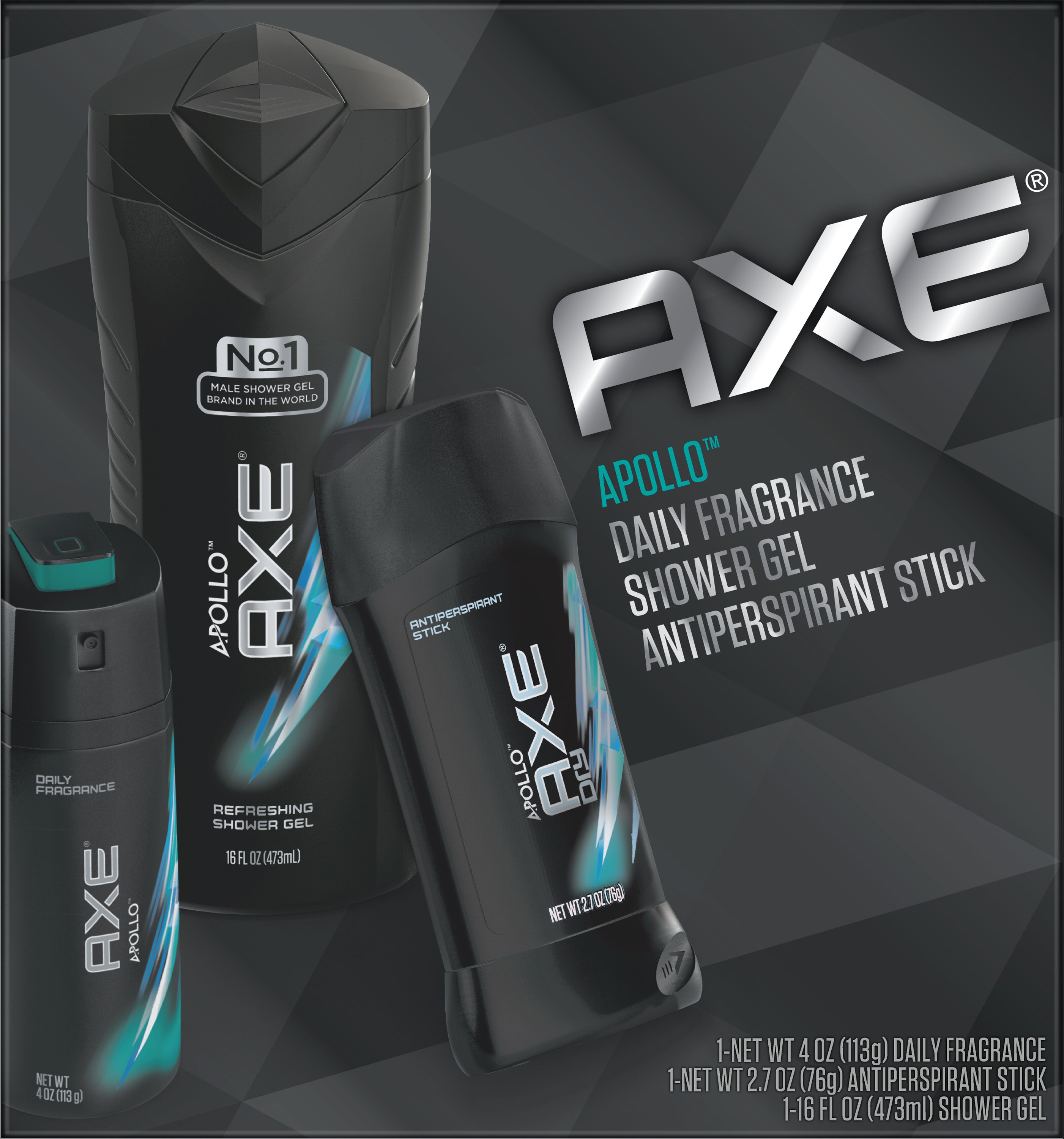 Axe Apollo Everyday Gift Set - Shop Deodorant & antiperspirant at H-E-B