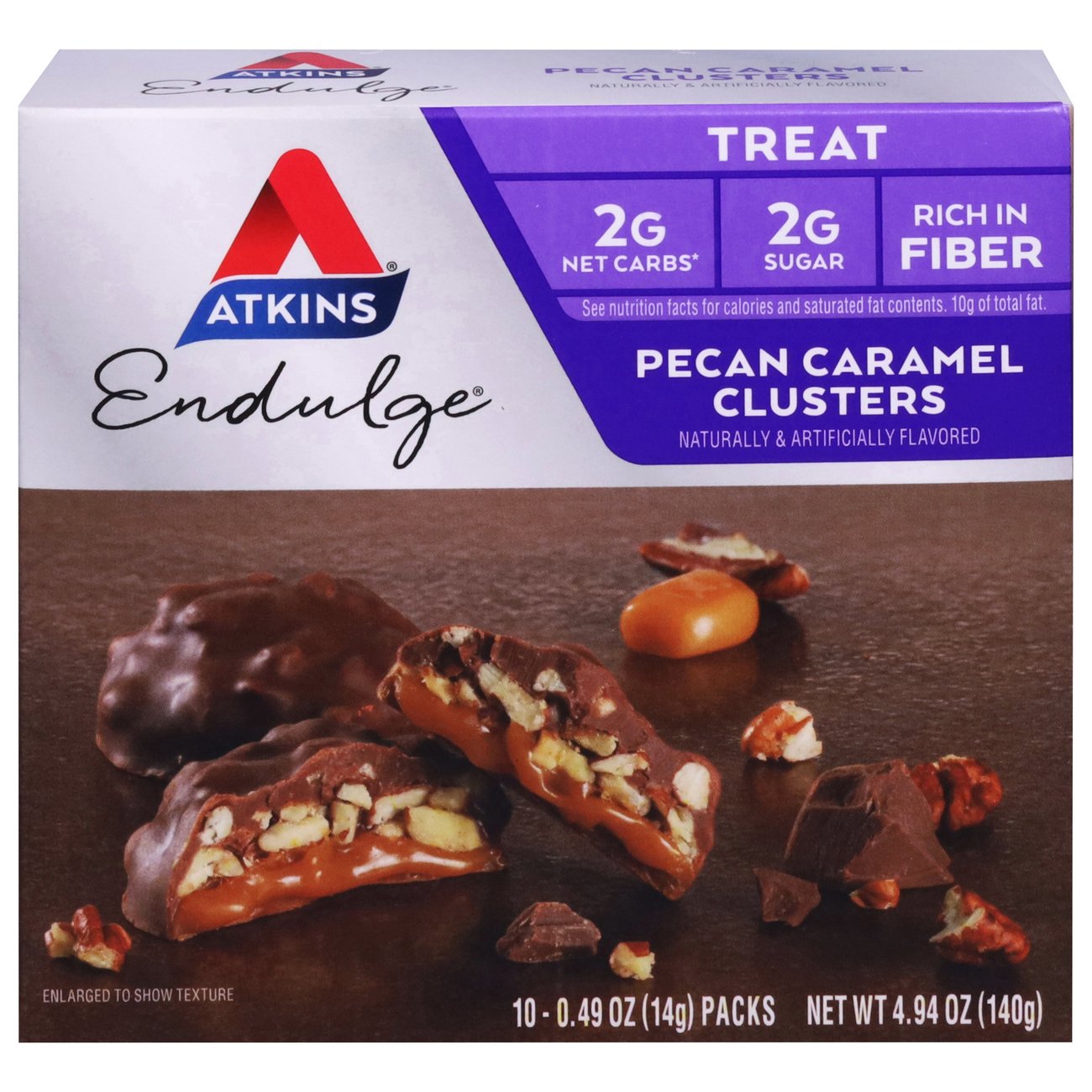 Atkins Endulge Treats - Pecan Caramel Clusters - Shop Candy at H-E-B
