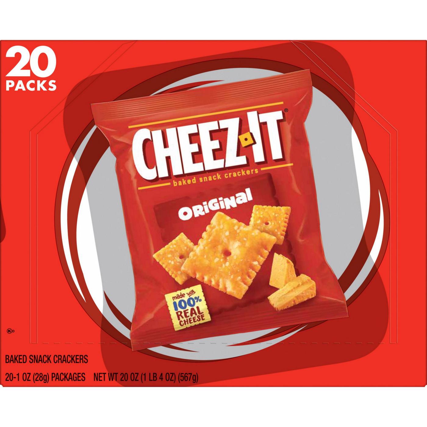 Cheez-It Original Cheese Crackers, 20 oz - Shop Crackers & Breadsticks ...