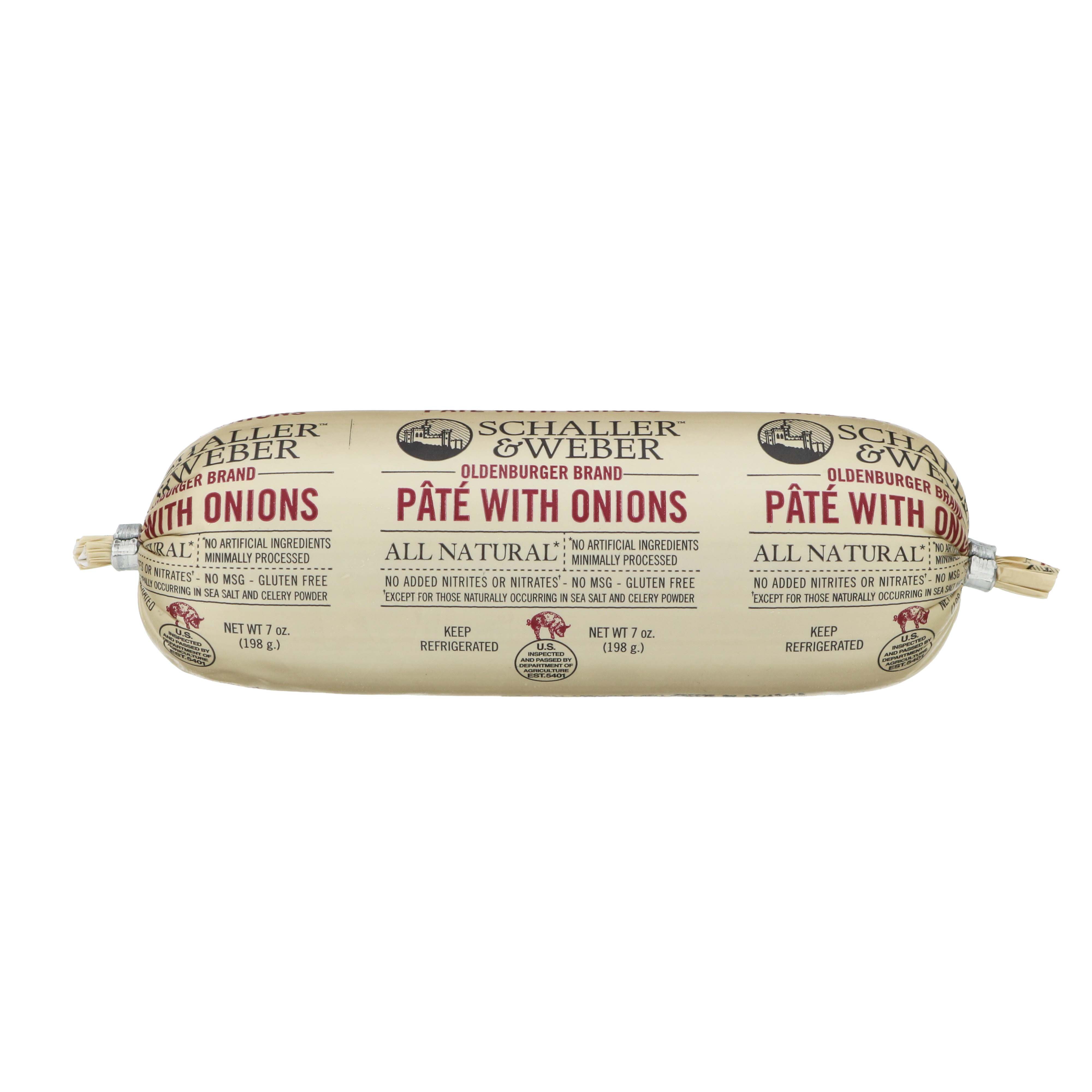 Schaller & Weber Oldenburger Brand Paté with Onions - Shop Pate ...